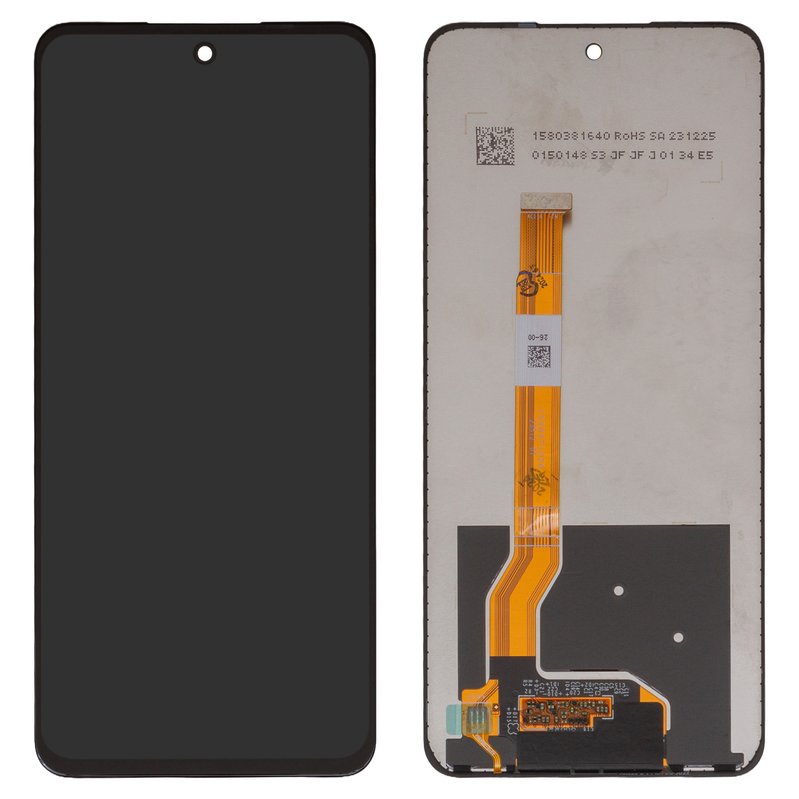 LCD compatible with Realme 12 5G (RMX3999), (black, without frame ...