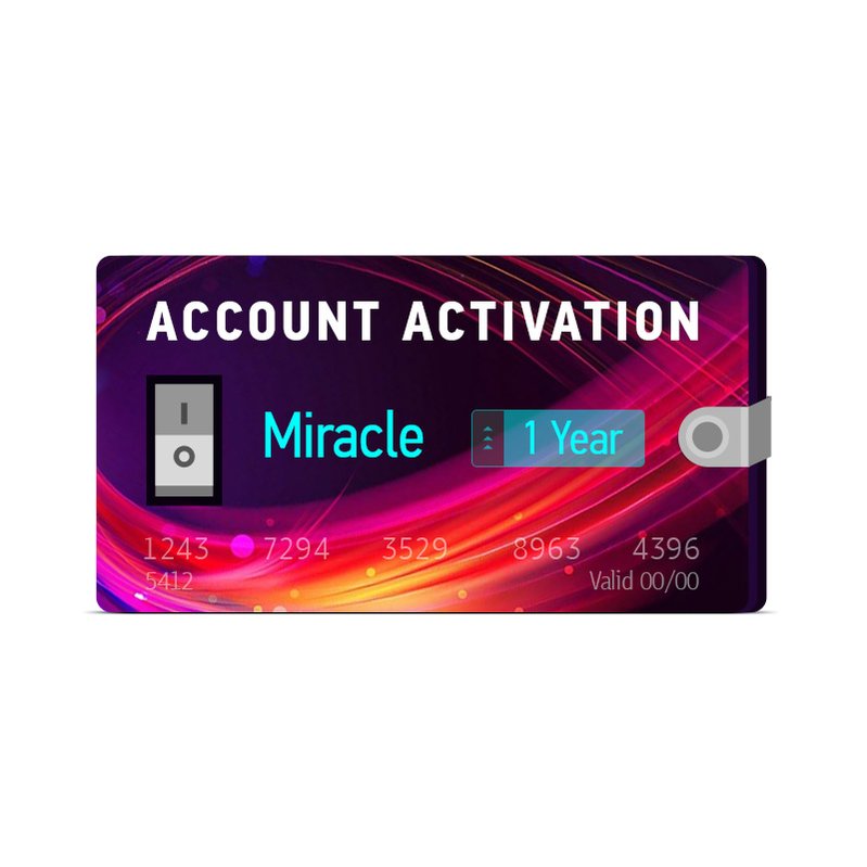 Miracle 1 Year Support Activation - GsmServer